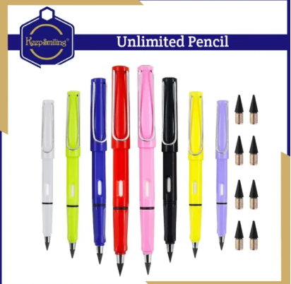 New Unlimited Technology Eternal Writing Pencil Inkless Magic Pen ...