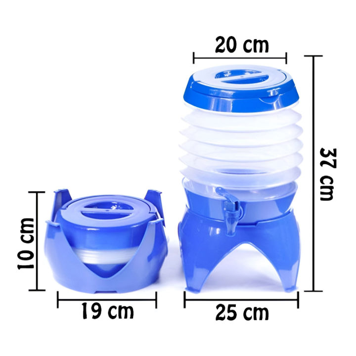 3.5-Liter Mini Portable Manual Foldable Multi-Purpose Beverage ...