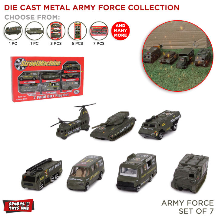 Diecast Army Force Cars Metal Model Cars For Kids And Toddlers Dinky ...