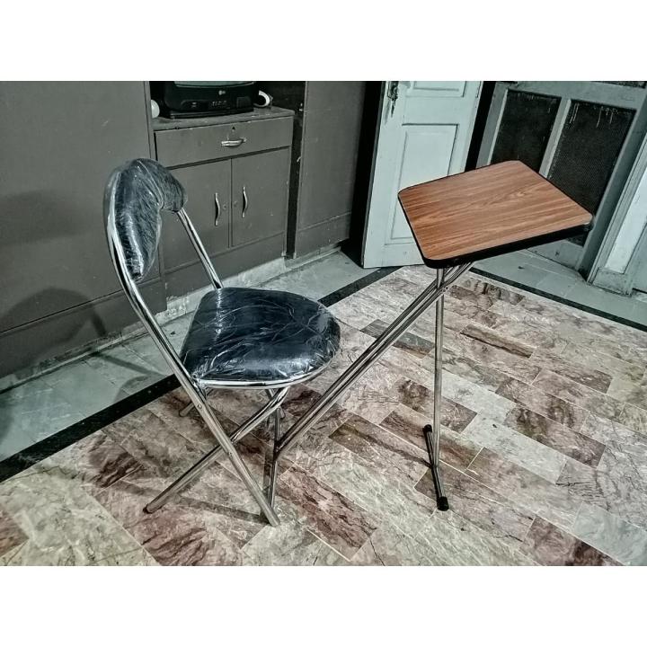 Folding Namaz Chair With Sajda Tray easy to carry easy to use | Daraz.pk