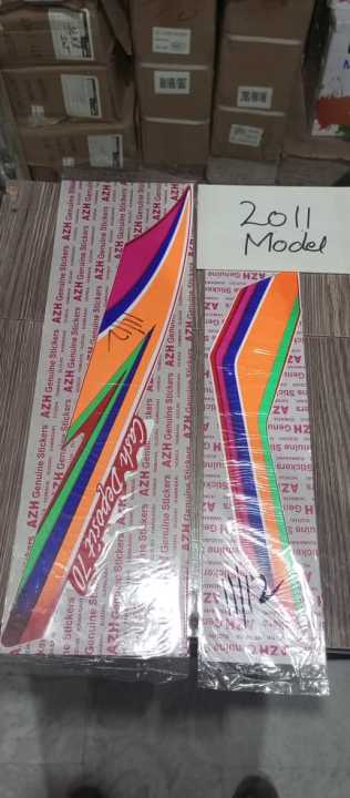 Tanki Tapa Sticker 2011 Model Honda 70 ( COMPLETE SET ) | Daraz.pk