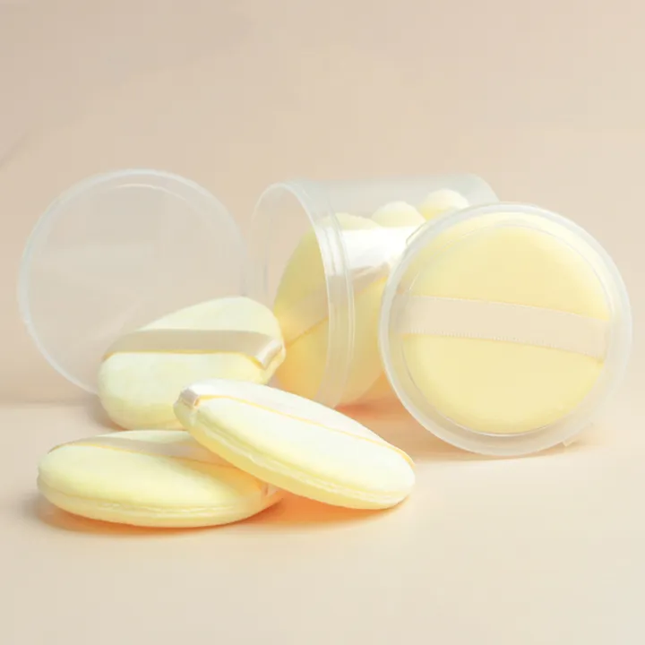 1PCS Professional Round Shape Portable Facial Powder Foundation Puff ...
