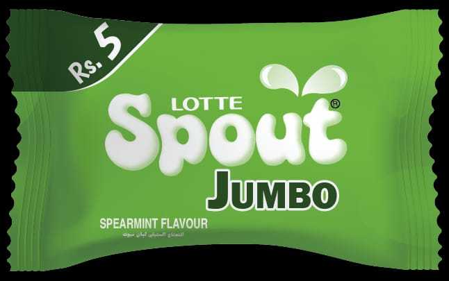 Lotte Spout Spearmint Jumbo, 4g | Daraz.pk