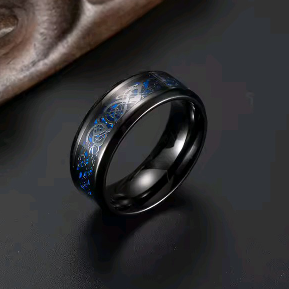 【Qian poem li Store】2025 Fahion Jewelry teel Rg For Men/Women Acceorie ...