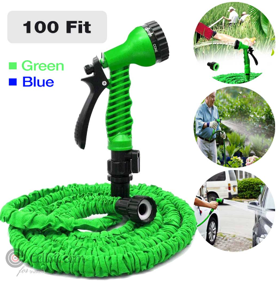 100ft Magic Hose Pipe 3X Expandable Garden Hose Water Sprayer/ High ...