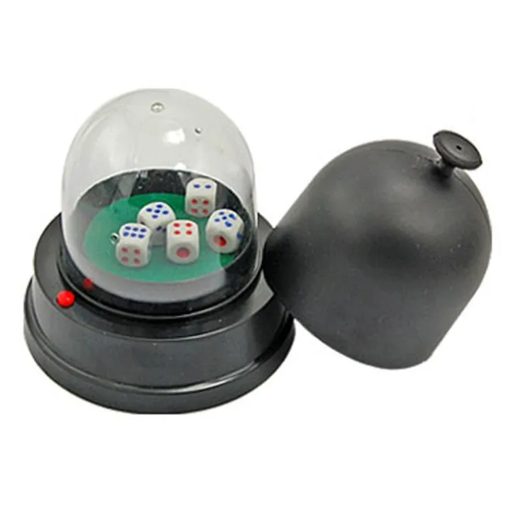 Automatic Dice Roller Cup Operated with 5 Dice | Daraz.pk