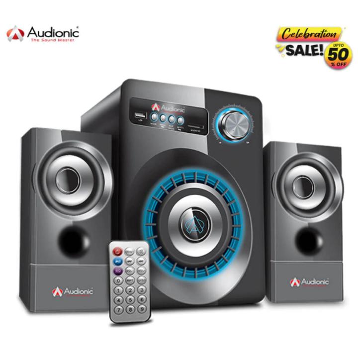 Audionic MAX-230 Multimedia Woofer Speakers Remote Control FM With 1 ...