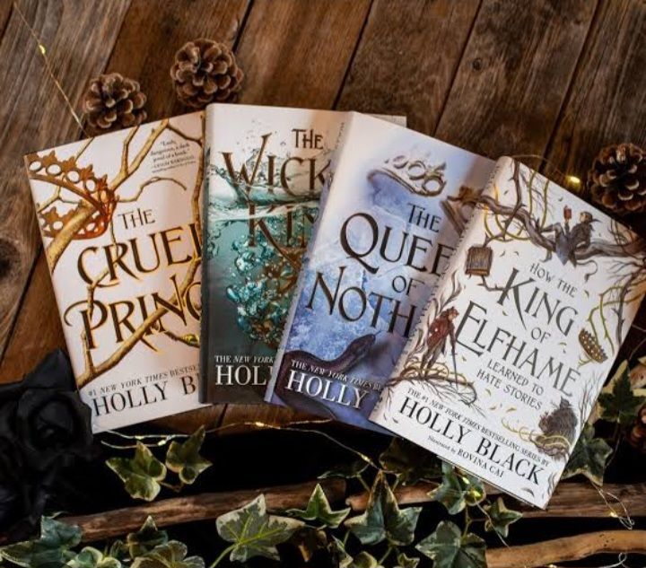 The folk of the air series ( the cruel prince , the wicked king , the queen of nothing ) and the ...