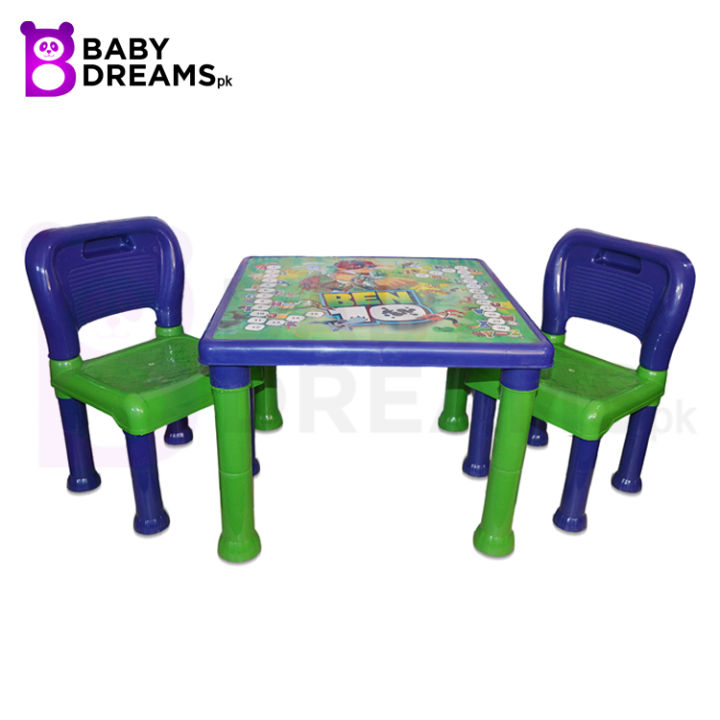 Heros Character Study Table and Chair Set For Kids BD-F113 | Daraz.pk