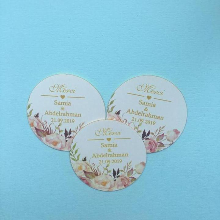 50pcs Custom Wedding Decoration Wedding Invitation Card Sticker for ...