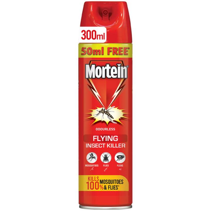 Mortein Flying Insect Killer Spray Kills 100% Mosquitos and Flies 300ml ...