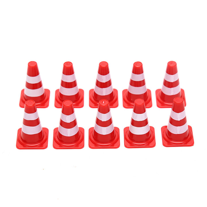 10x Mini PlasticTraffic Cones Sport Training Roadblock Mini Traffic ...