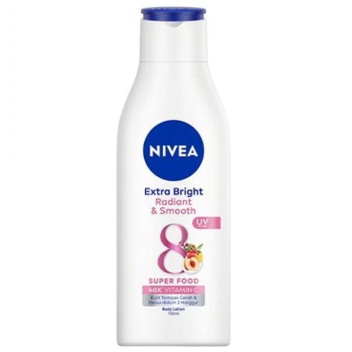 NIVEA Extra Bright Radiant & Smooth Body Lotion 100ml with 40x Vitamin ...