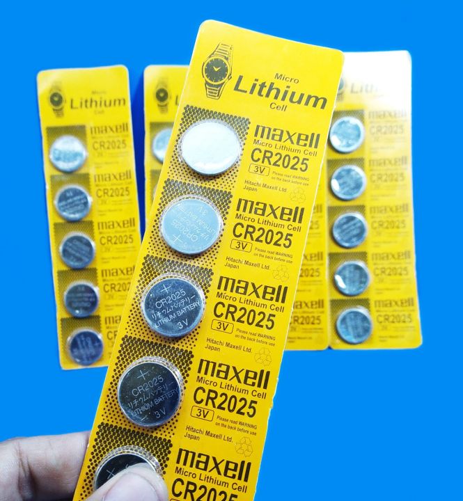 DreamsMart Pack of 5pcs CR2025 3V Lithium Battery Cells Watch Remote ...