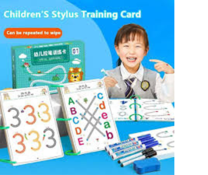 Magical Tracing Workbook Set, Reusable Pen and Eraser, Pen Control ...