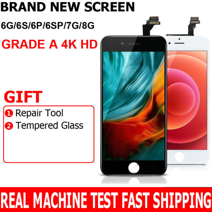 LCD Display Panels Replacement For iPhone 4s 6 6s 6P 7P 6SP 8P 7 8 Plus Touch Screen Digitizer ...