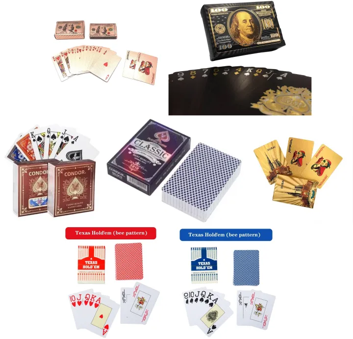 Premium Playing Cards Set Waterproof PVC & Paper Decks – Rose Gold ...