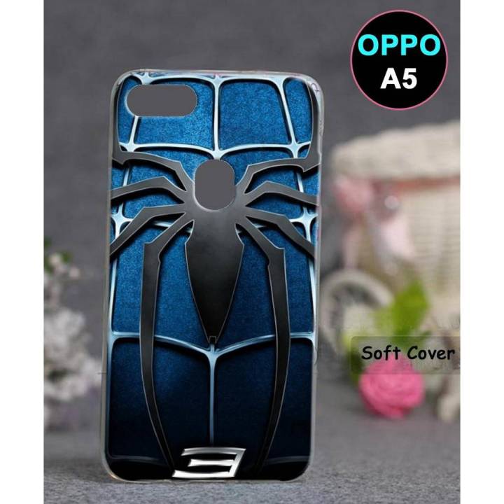 Oppo A5 Bcak Cover - Spider Cover | Daraz.pk