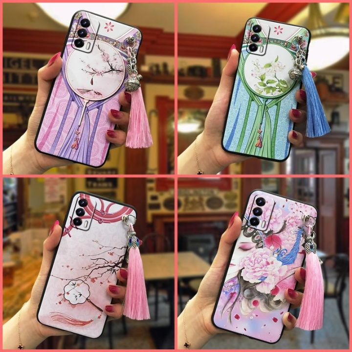 Durable Shockproof Phone Case For OPPO Realme V15 5G tassel Anti-knock ...