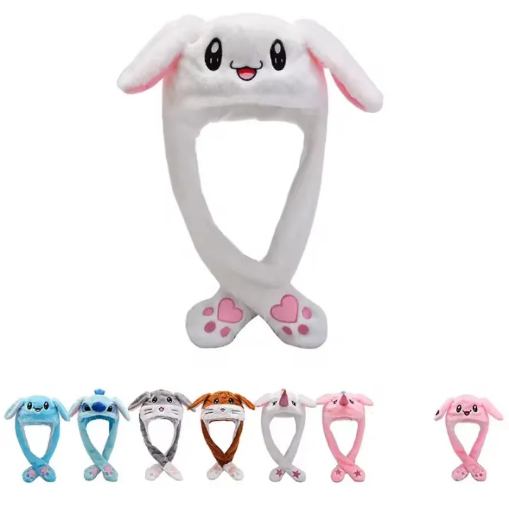 Magical simple Winter Plush Cap – Cute Animated Bunny Hat | Daraz.pk