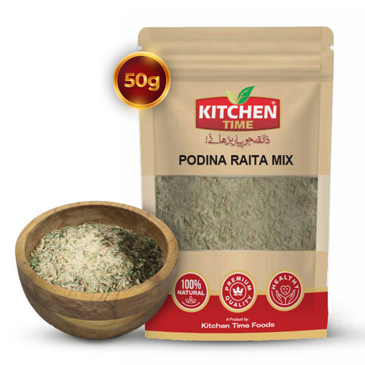 Mint Powder - Podina Raita Mix - Pahari Podina - 50 g Pack By Kitchen ...