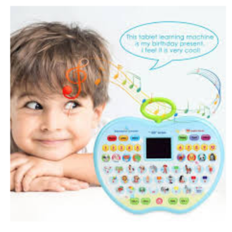 Apple Shape Educational Mini Computer Laptop Toy For Kids | Daraz.pk