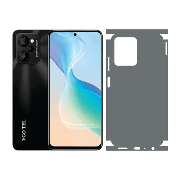 VGO TEL New 24 Back Paper 0012 SILVER Sheet Anti-stain Lamination Wrap ...