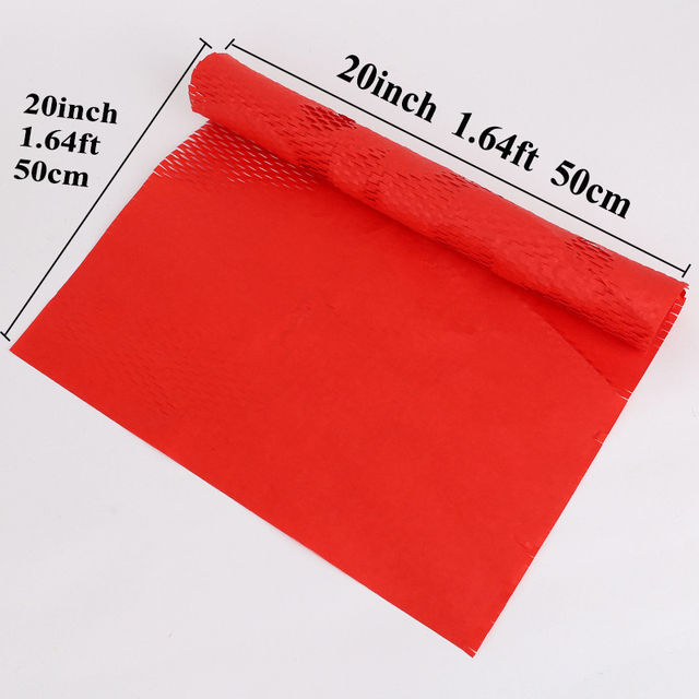 Hysen High Quality Red Color 50cm*50cm Recyclable Buffer Paper for Box ...