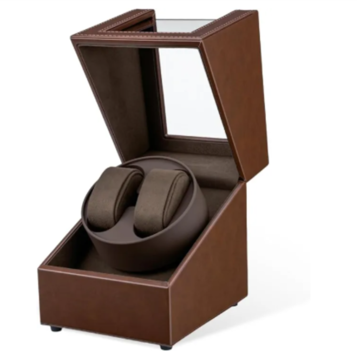 Double Watch Winder Box | Automatic Watch Winder with Quiet Japanese ...