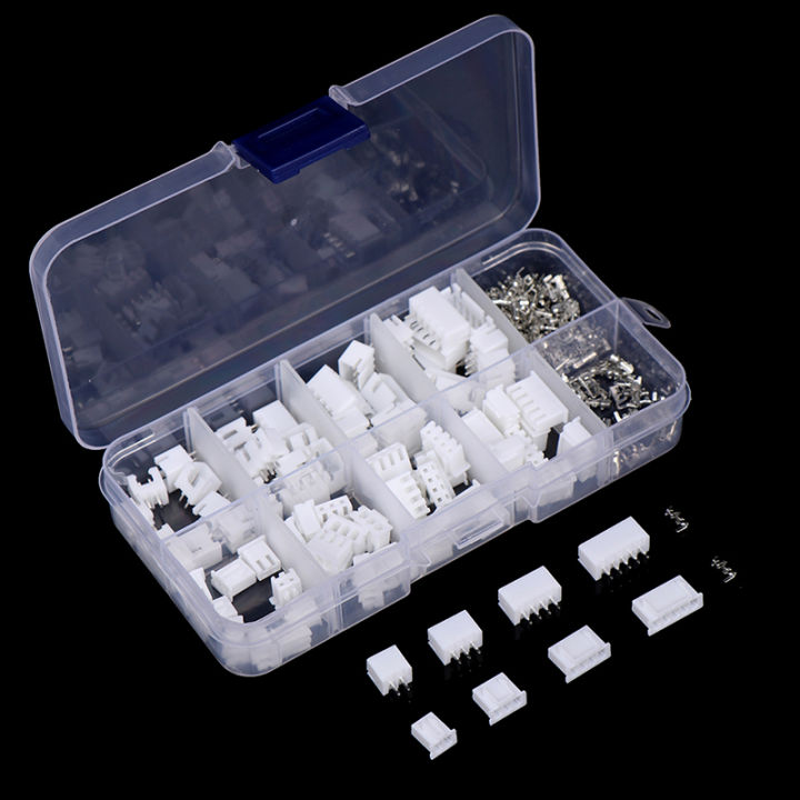 230pcs/box XH 2.54 2p 3p 4p 5pin 2.54mm Pitch Terminal Kit JST Connector Hudduo | Daraz.pk