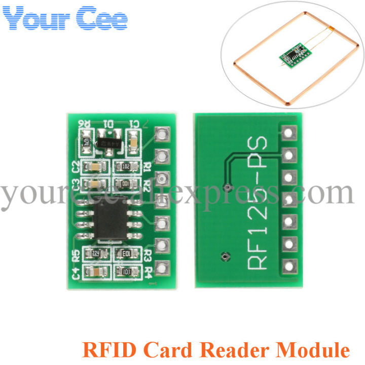 Rfid Reader Module 125khz Reader Reading Card Em4100 4002 Id Fingerprint Id Card Module Rfid ...