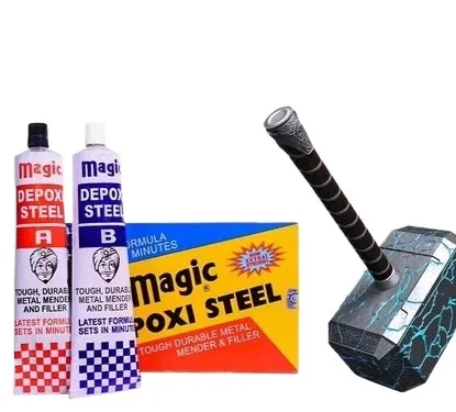 Magic depoxy economy pack black 2minutes best for vehicle, plastic ...