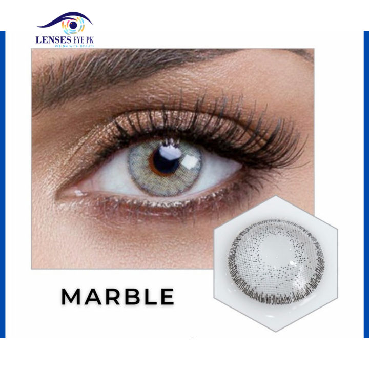 Shade Name: MARBLE Big Eye Lenses Soft Colored Contact Lenses / Fashion ...