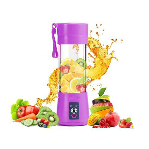 USB Chargeable Juicer Blender 6 Blades 380ml - Portable Juicer Cup ...