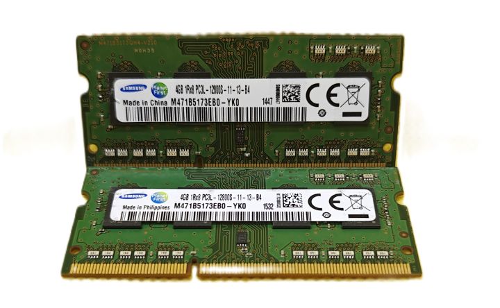 Laptop RAM 4GB DDR3 PC3L-12800 1600MHz Branded DDR3 Ram for laptops 100 ...
