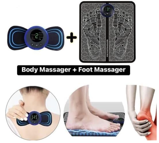 "online trending product 2-in-1 Bundle: EMS Electric Feet Massager ...