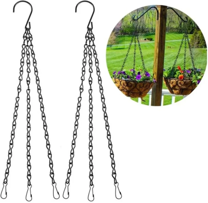40cm Hanging, Flower Pot Chain , Garden Pot Hanger , Garden Hanging ...