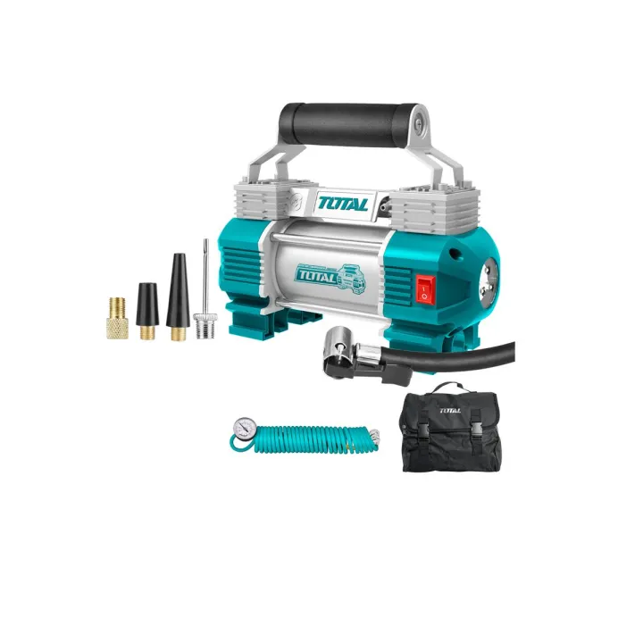 TOTAL Heavy Duty Auto Air Compressor 120PSI with Accessories TTAC2506 ...