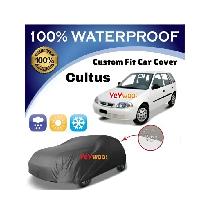 Buy Old Cultus Car Top in Black & Silver - High-Performance UV ...