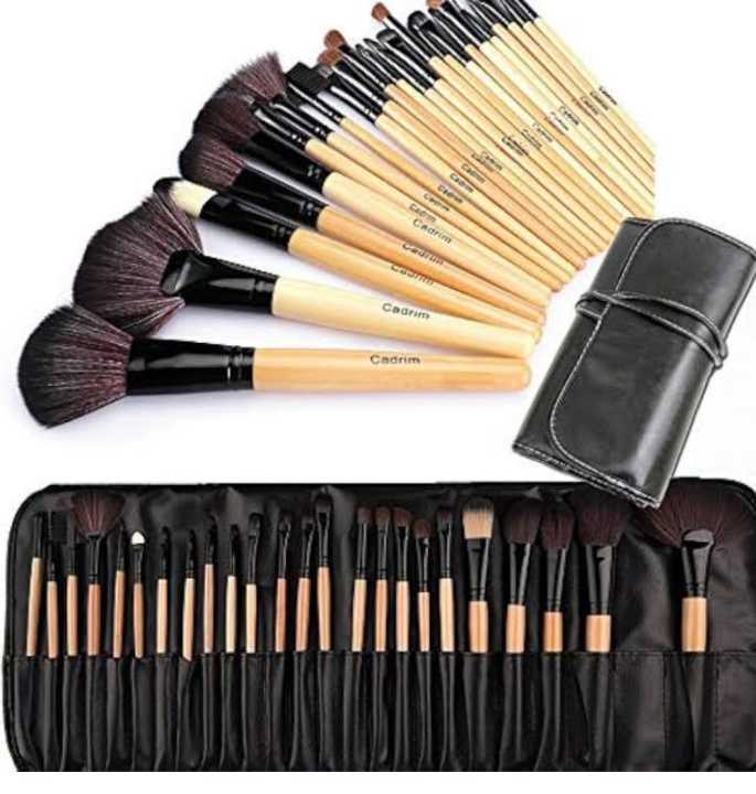 Professional Makeup 24 pcs Brush Set Foundation Blending Brush Face ...