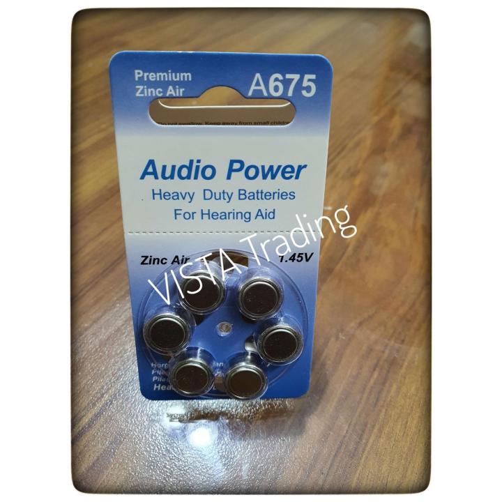 Audio Power Hearing Aid Battery A675, audiopower hearing aid battery ...