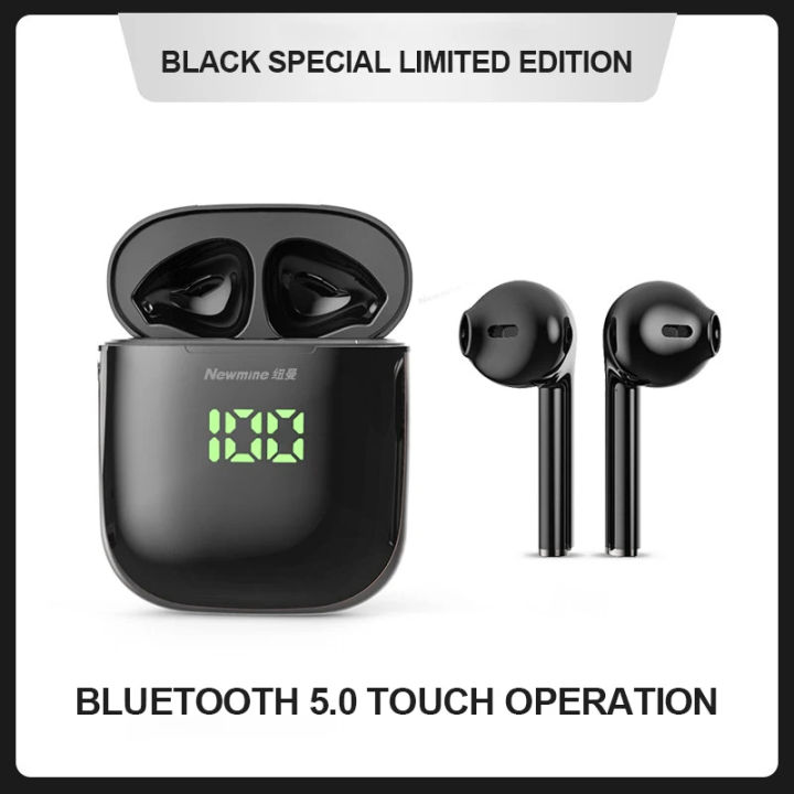 Newmine X6 Bluetooth 5.0 Earbuds – TWS AirPods with Waterproof Build ...