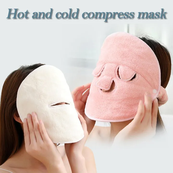 Cold Compress Hot Compress Facial Towel Beauty Salon Mask Soft Coral ...