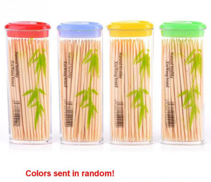 2 Toothpicks Dental Floss Bamboo Stick Dental Care Oral Hygiene ...