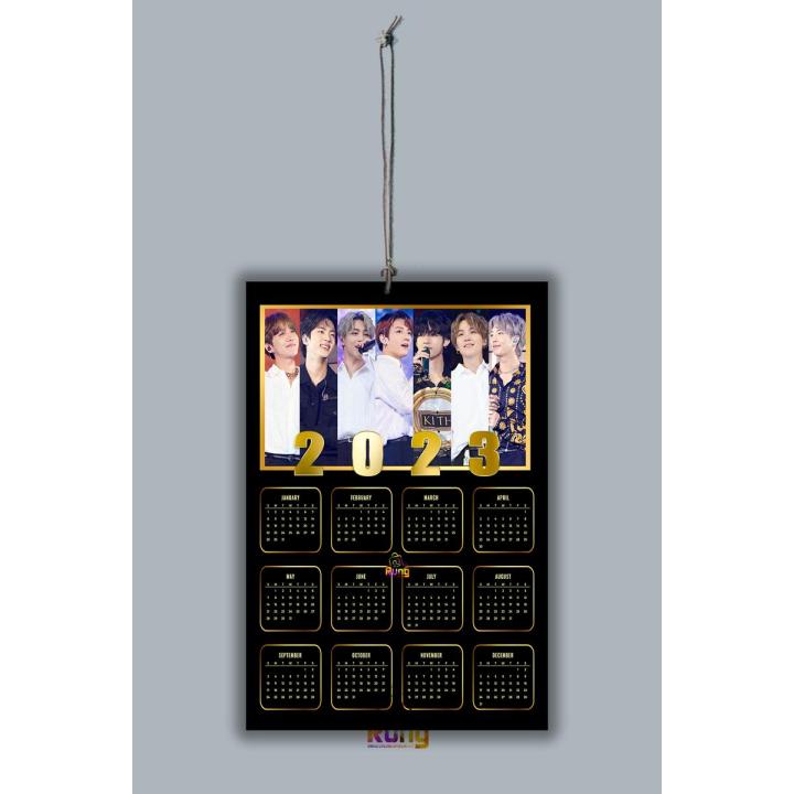 Bts Bangtan Boys Wall Hang Calendar 2023 | Daraz.pk
