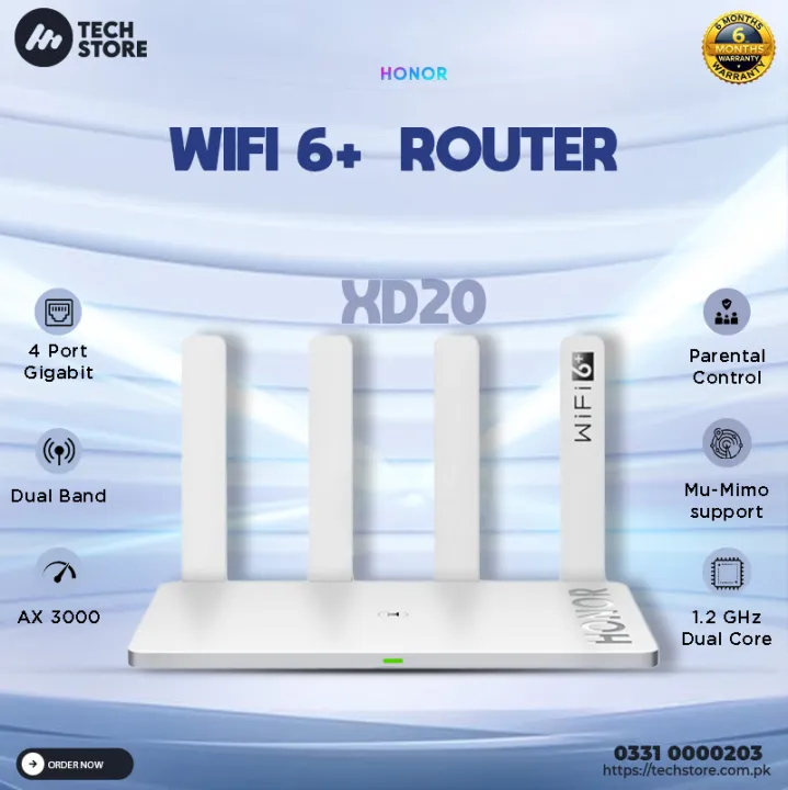 Huawei Honor XD20 Router-3 | 3000MBPS 4 Antenna Dual Band Wi-Fi 6 ...