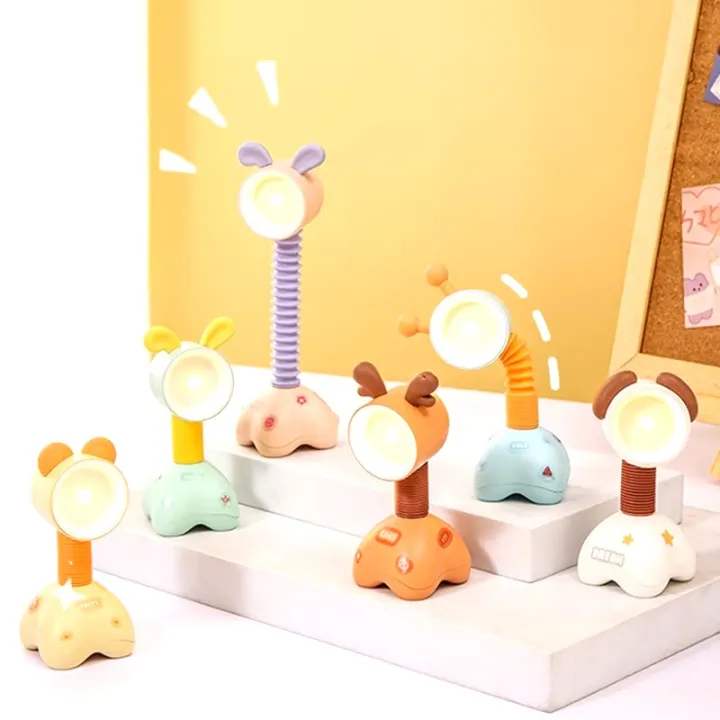 Mini Bendable Deer Bunny Bear & Dog Designs Animal LED Lamp with ...