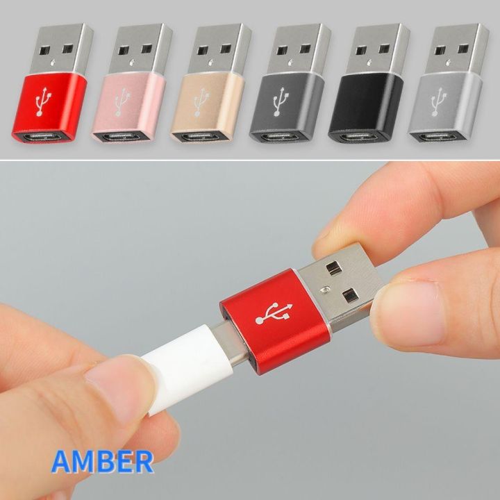 AMBER For iPhone 12 11 Converter Mini Type C to USB 3.0 Cable Adapter ...