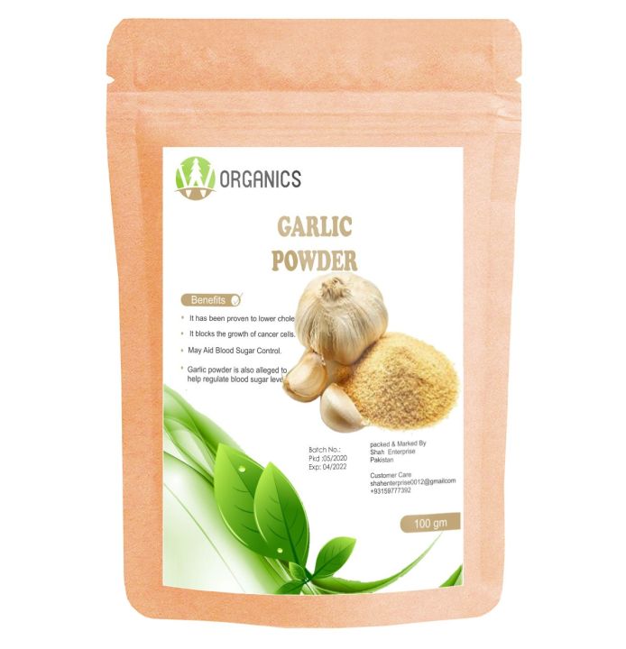 Organic Garlic Powder 100 gm | Daraz.pk