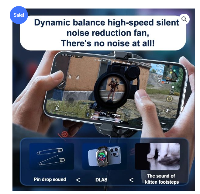 Memo Phone cooler (DL-06 + DLA-8) Semiconductor Cooling Phone Radiator ...